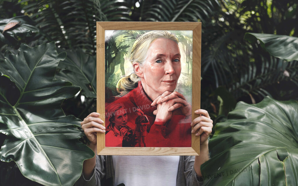 Jane Goodall - Reinvent Art